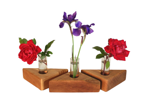 Triangles, Flat Vase – Sabbath-Day Woods